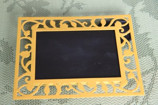Dollar Store Craft: DIY Chalkboard Food Label Frames - MomAdvice