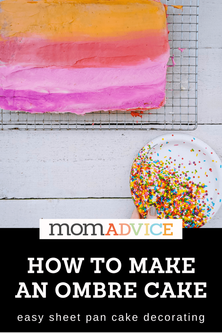 How to Make an Ombre Cake - MomAdvice