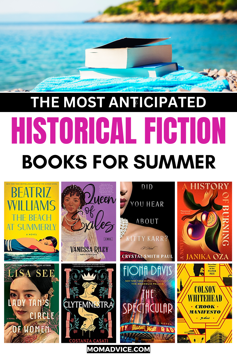 The Best Historical Fiction Books For Summer - MomAdvice